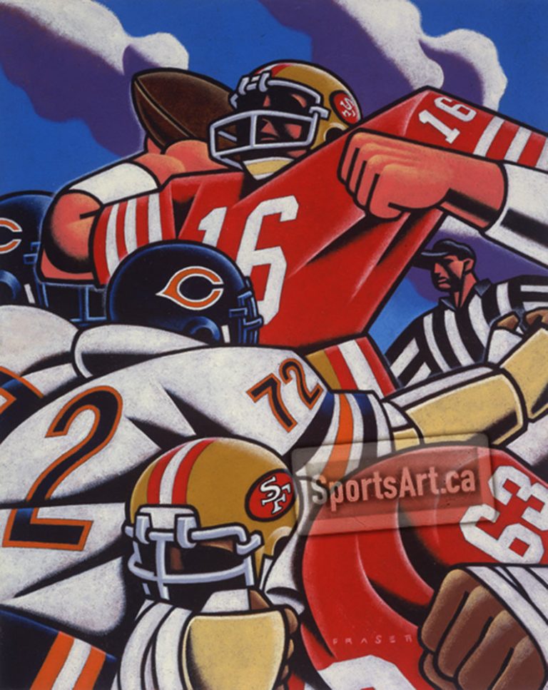 Joe Cool and The Fridge - Sports Art