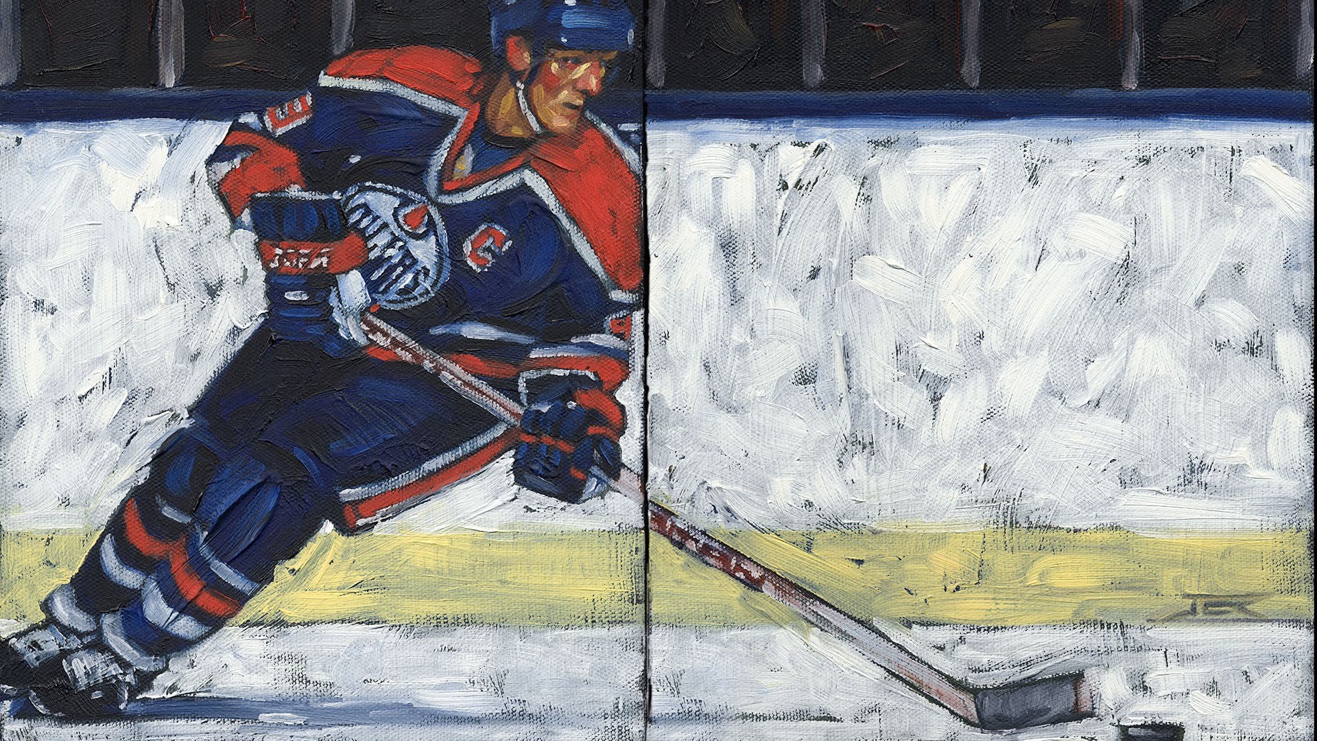 Gretzky’s 50 Goals in 39 Games - Sports Art